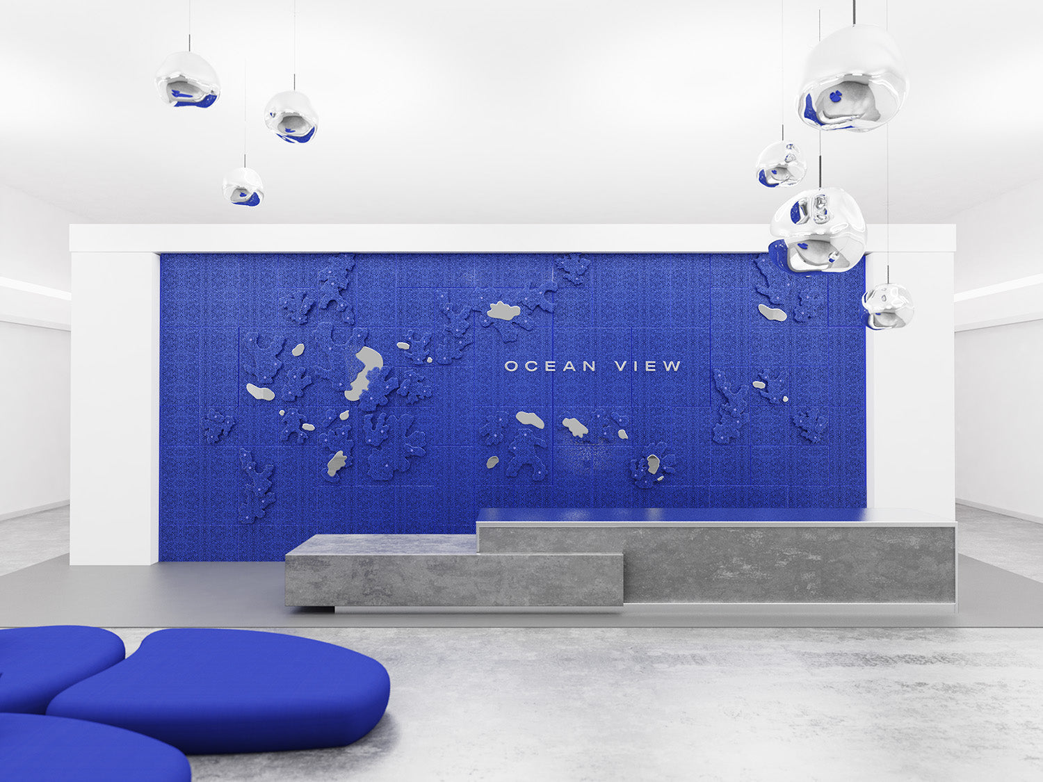 Blue Wall Panels - DBE.FURNITURE